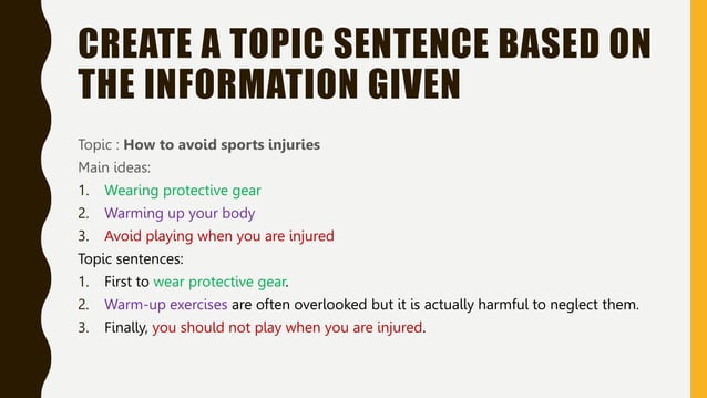 Simple way of writing Thesis statement and topic sentence.pptx