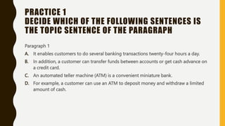 Simple way of writing Thesis statement and topic sentence.pptx