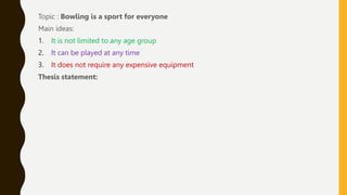 Simple way of writing Thesis statement and topic sentence.pptx