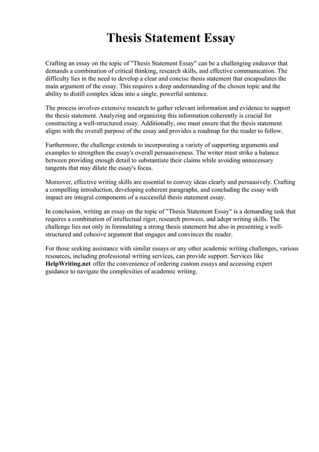 Thesis Statement Essay.pdf