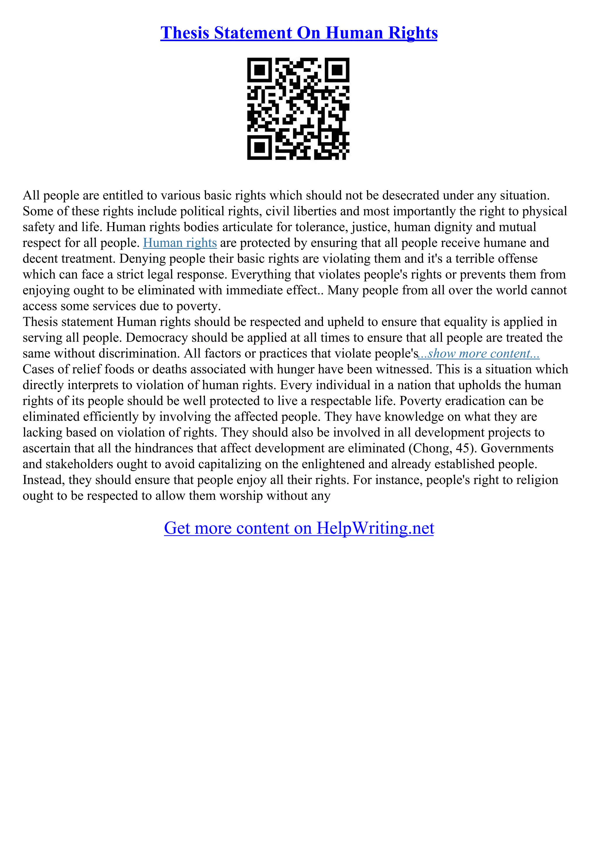 Thesis Statement Examples For Argumentative Essays Pdf