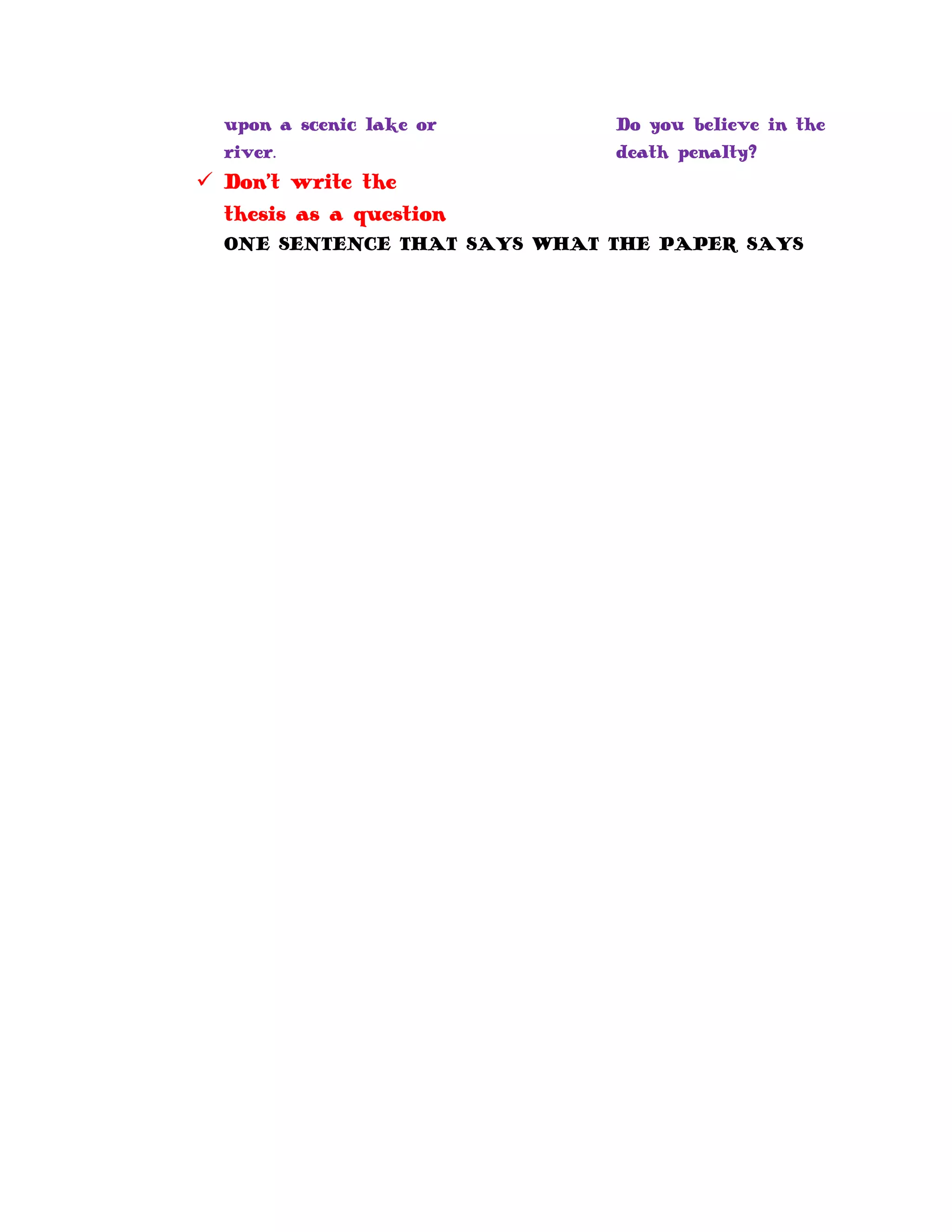 Thesis statement poster | DOCX