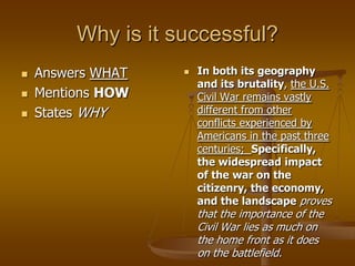 Thesis Statement Presentation | PPTX