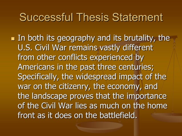 Thesis Statement Presentation | PPT