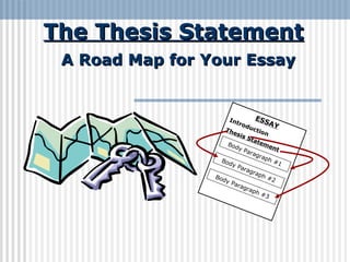 The Thesis Statement: A Road Map for your Essay | PPT