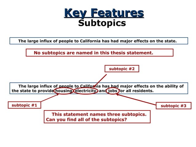 The Thesis Statement: A Road Map for your Essay | PPT
