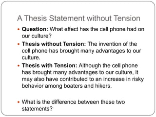 Thesis Statements | PPTX