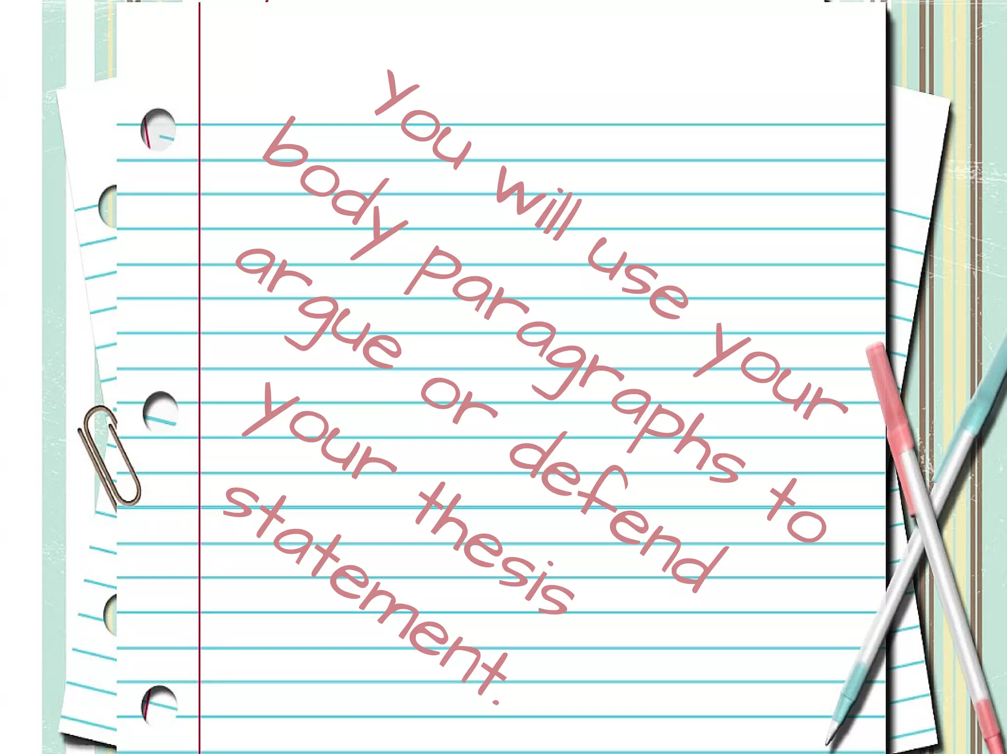 Thesis statement workshop | PPT