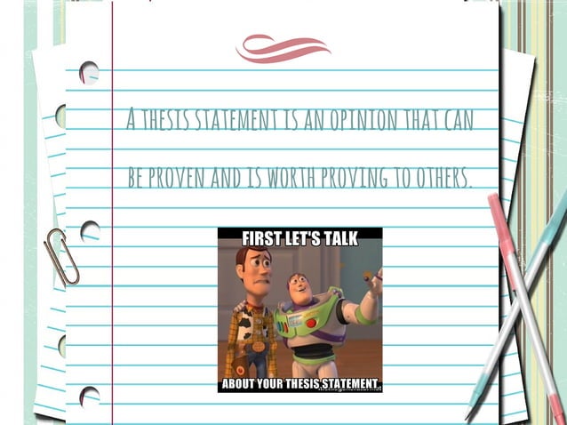 Thesis statement workshop | PPT