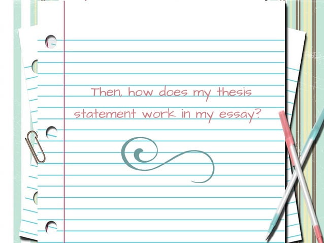 Thesis statement workshop | PPT