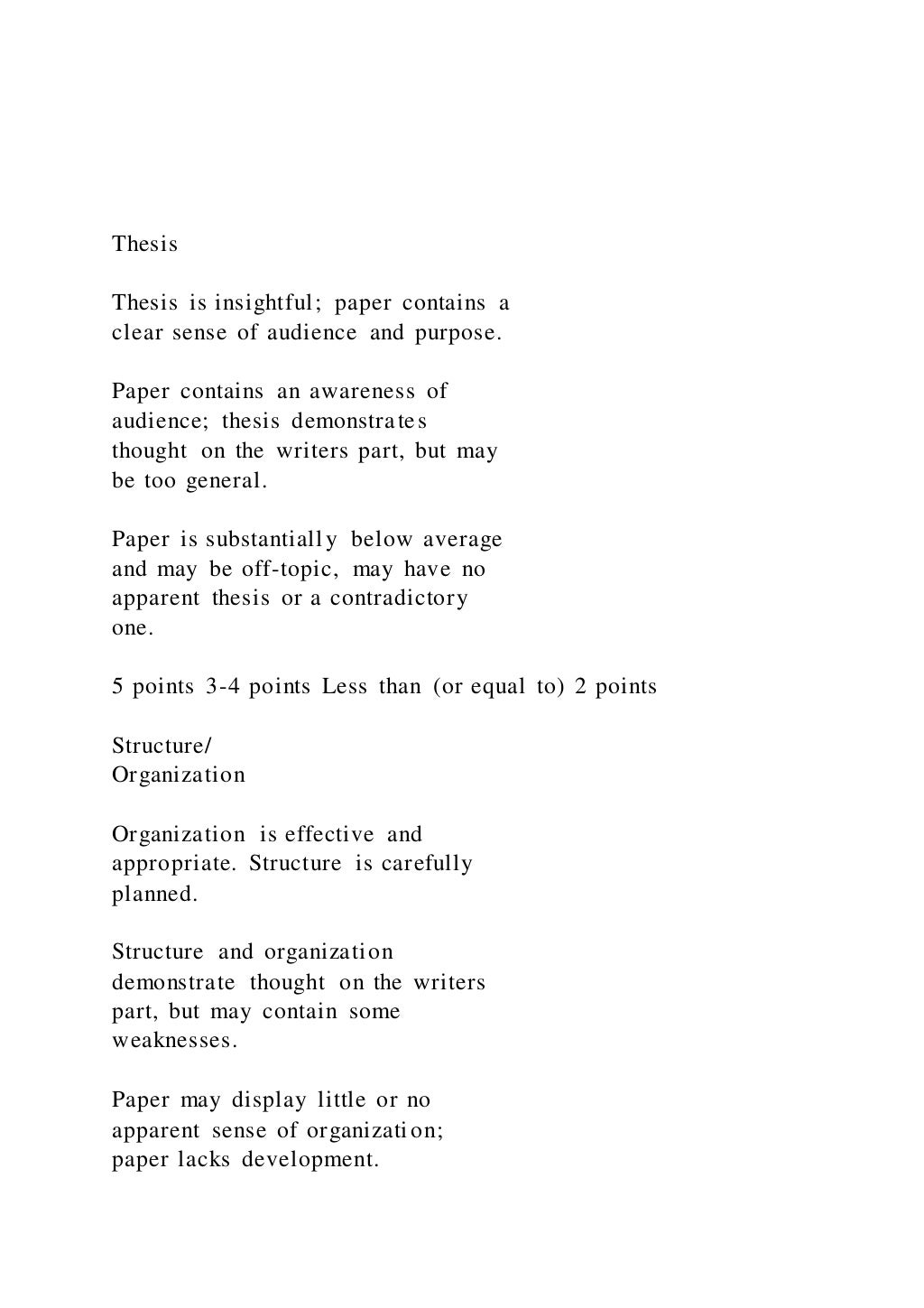 ThesisThesis is insightful; paper contains aclear sense | PDF