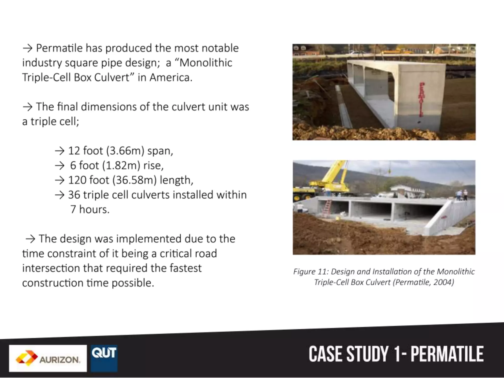 Square Pipe Culvert Investigation for Rail Applications for Aurizon | PPTX