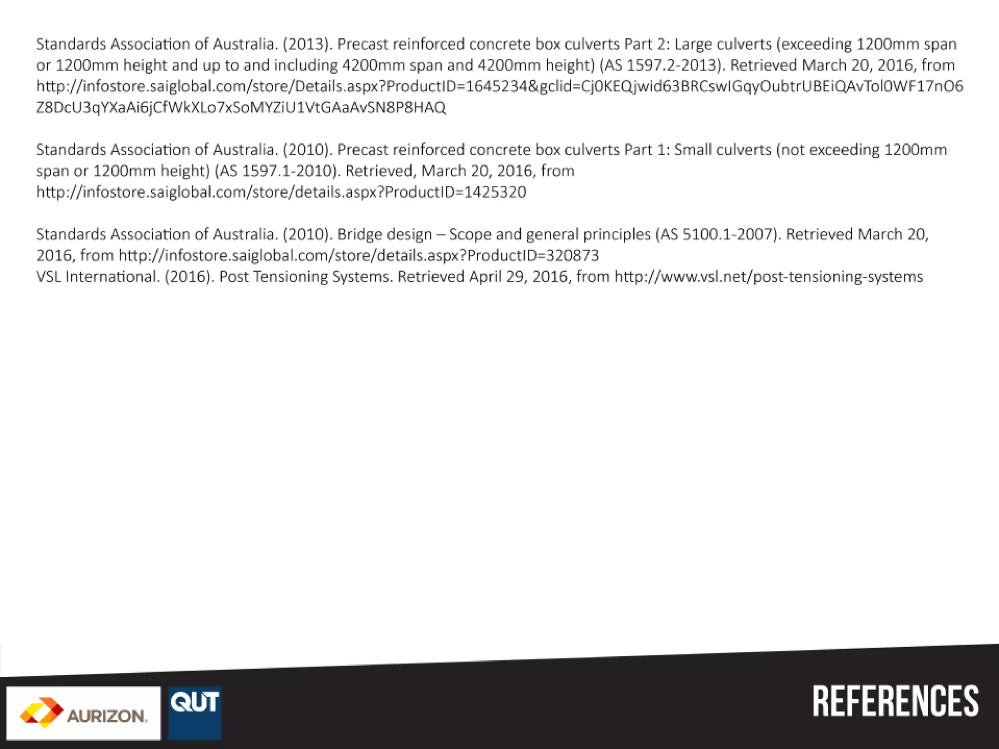 Square Pipe Culvert Investigation for Rail Applications for Aurizon | PPTX