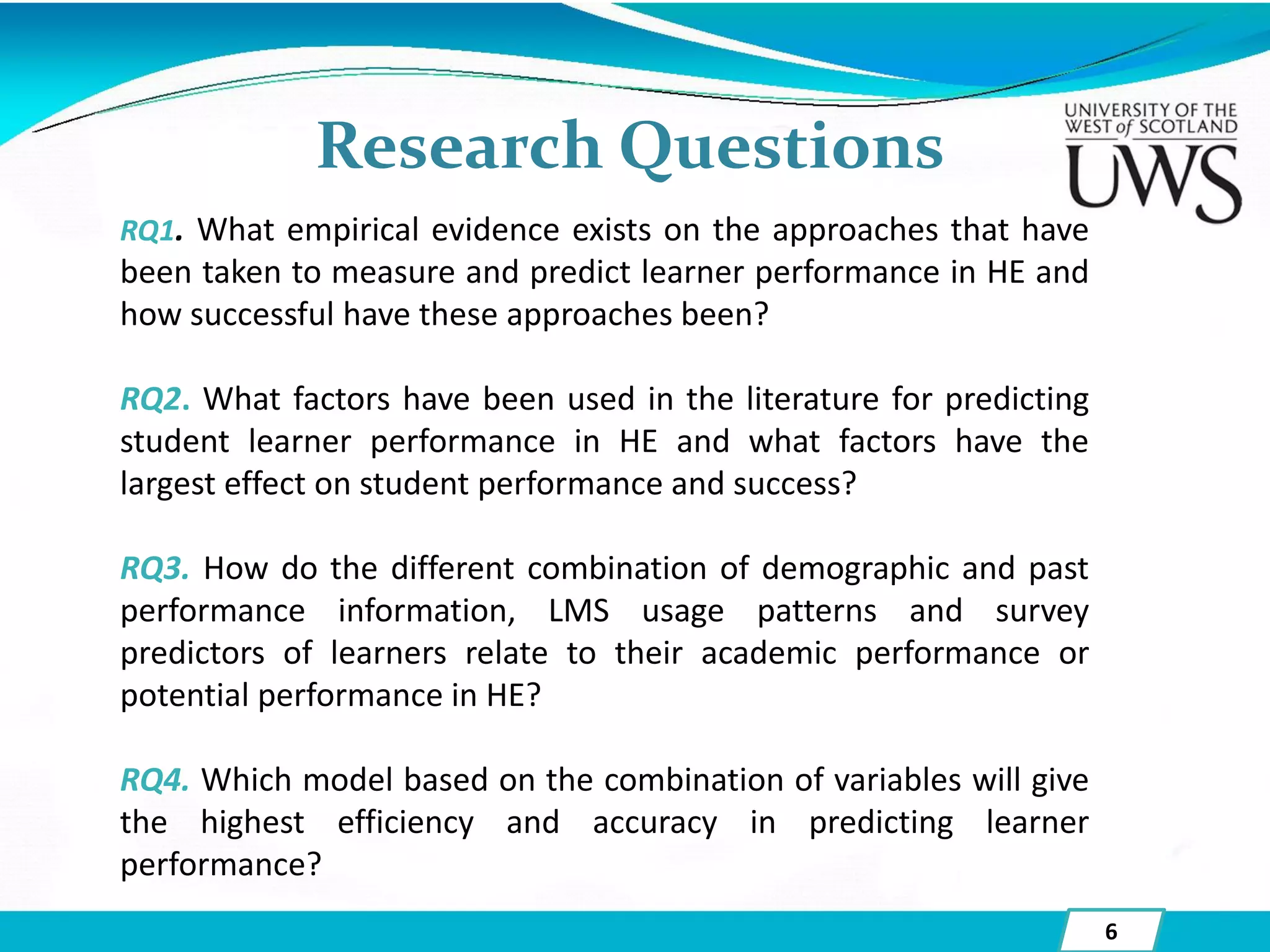 Predicting student performance using aggregated data sources | PPT Predicting student performance using aggregated data sources | PPT
