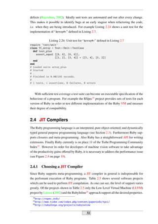 Efficient implementations of machine vision algorithms using a dynamically typed programming ...