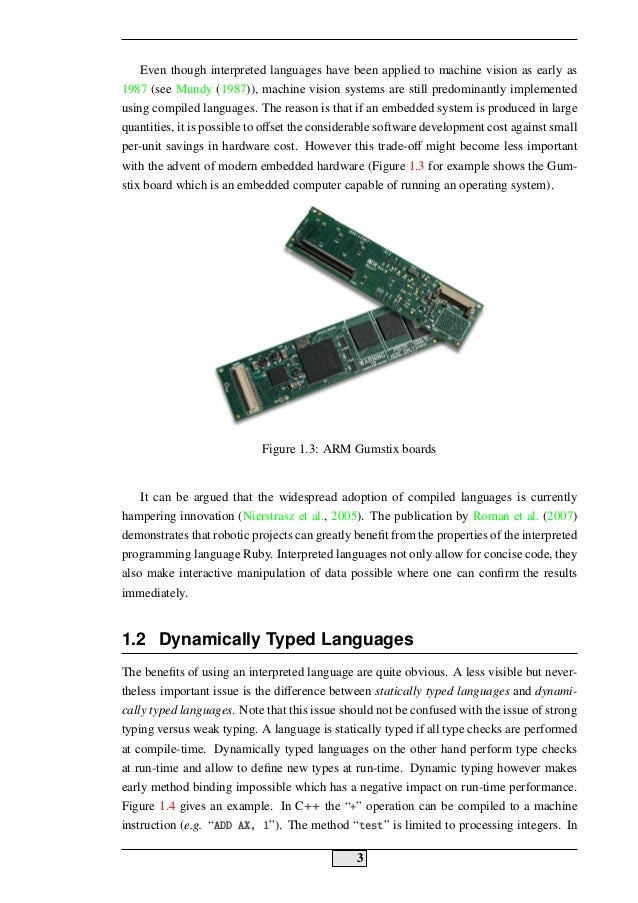 Efficient implementations of machine vision algorithms using a dynami…