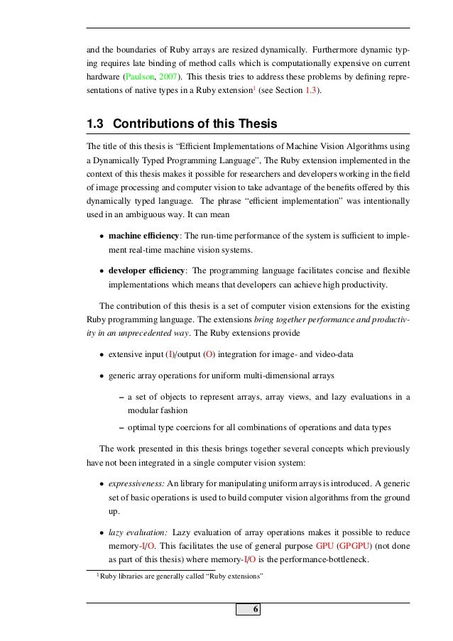Efficient implementations of machine vision algorithms using a dynami…