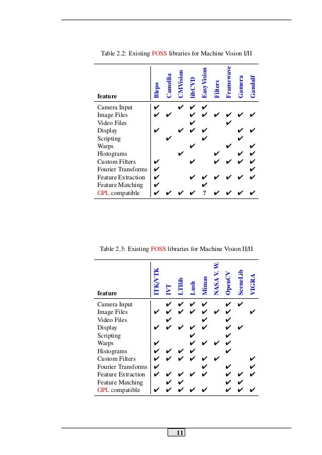 Efficient implementations of machine vision algorithms using a dynami…