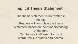 English for Academic Thesis Writing and ANalyzing | PPTX | Crime
