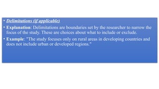 Thesis Writing guidlines final ppt .pptx | Chemistry | Science