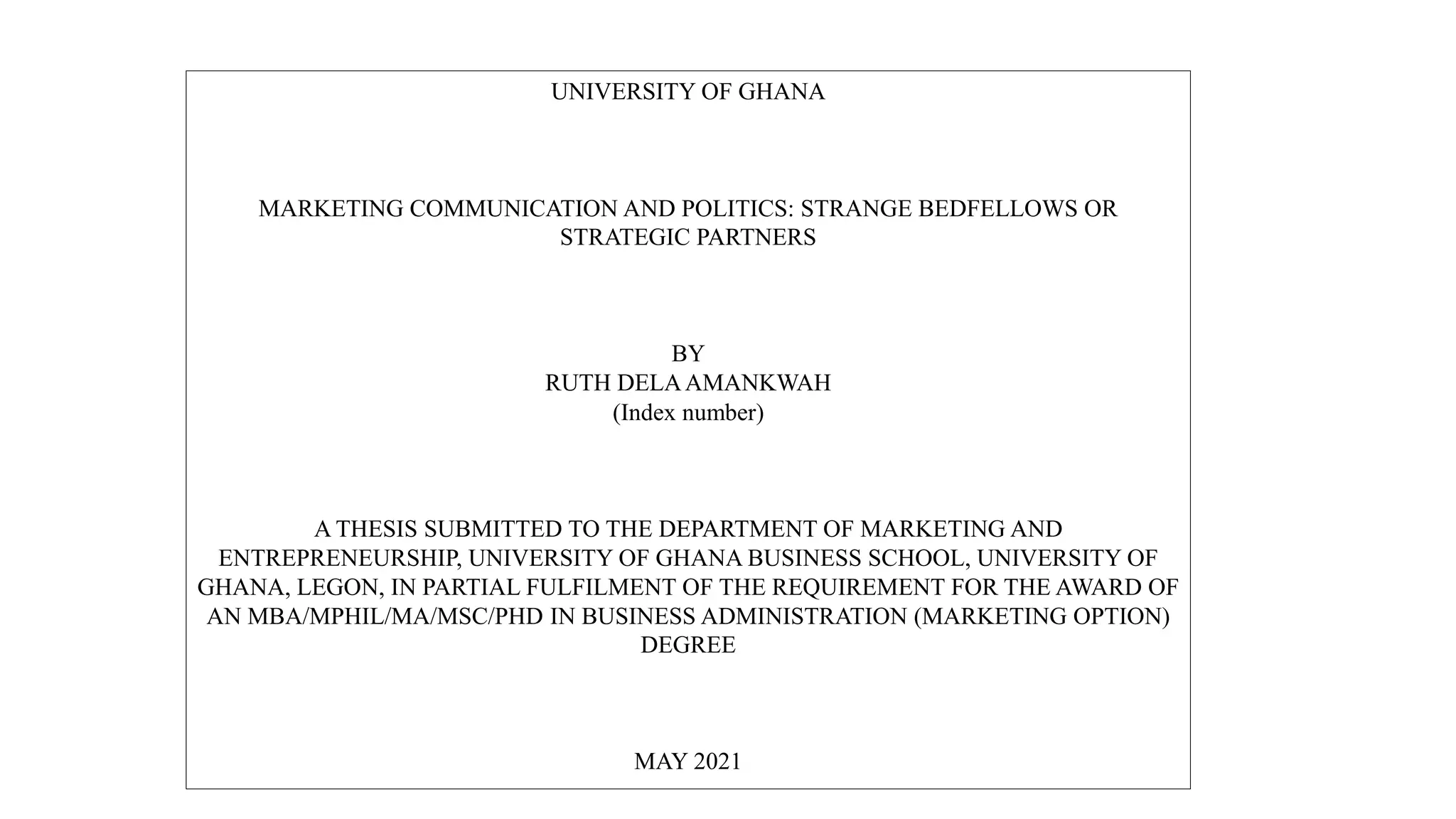 Thesis Writing Guide Pptx