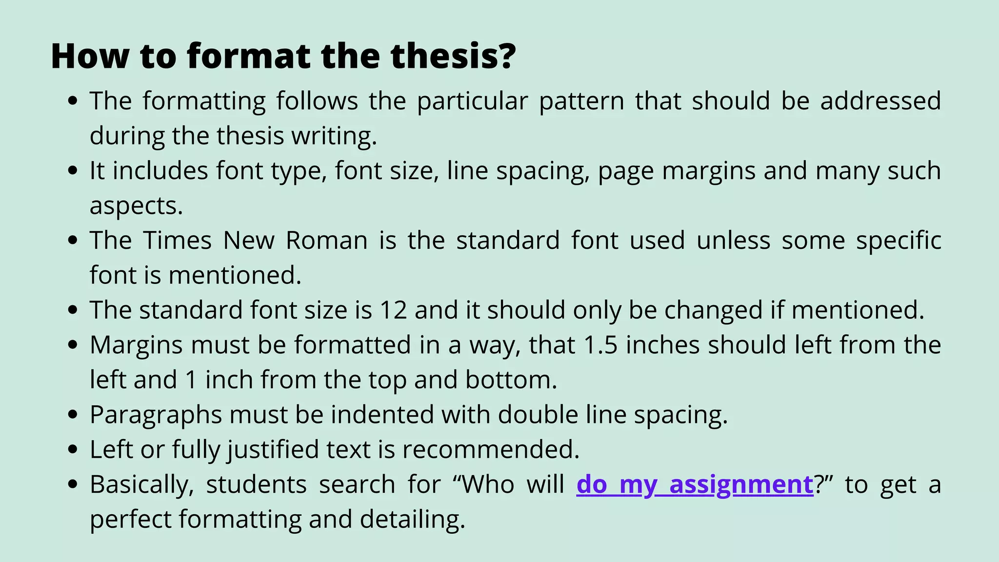 Thesis writing help | PPT