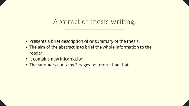 Thesis writing help in the UK | PPT