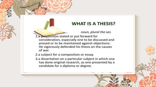Thesis Writing Lecture.pptx guide for thesis writing | PPTX