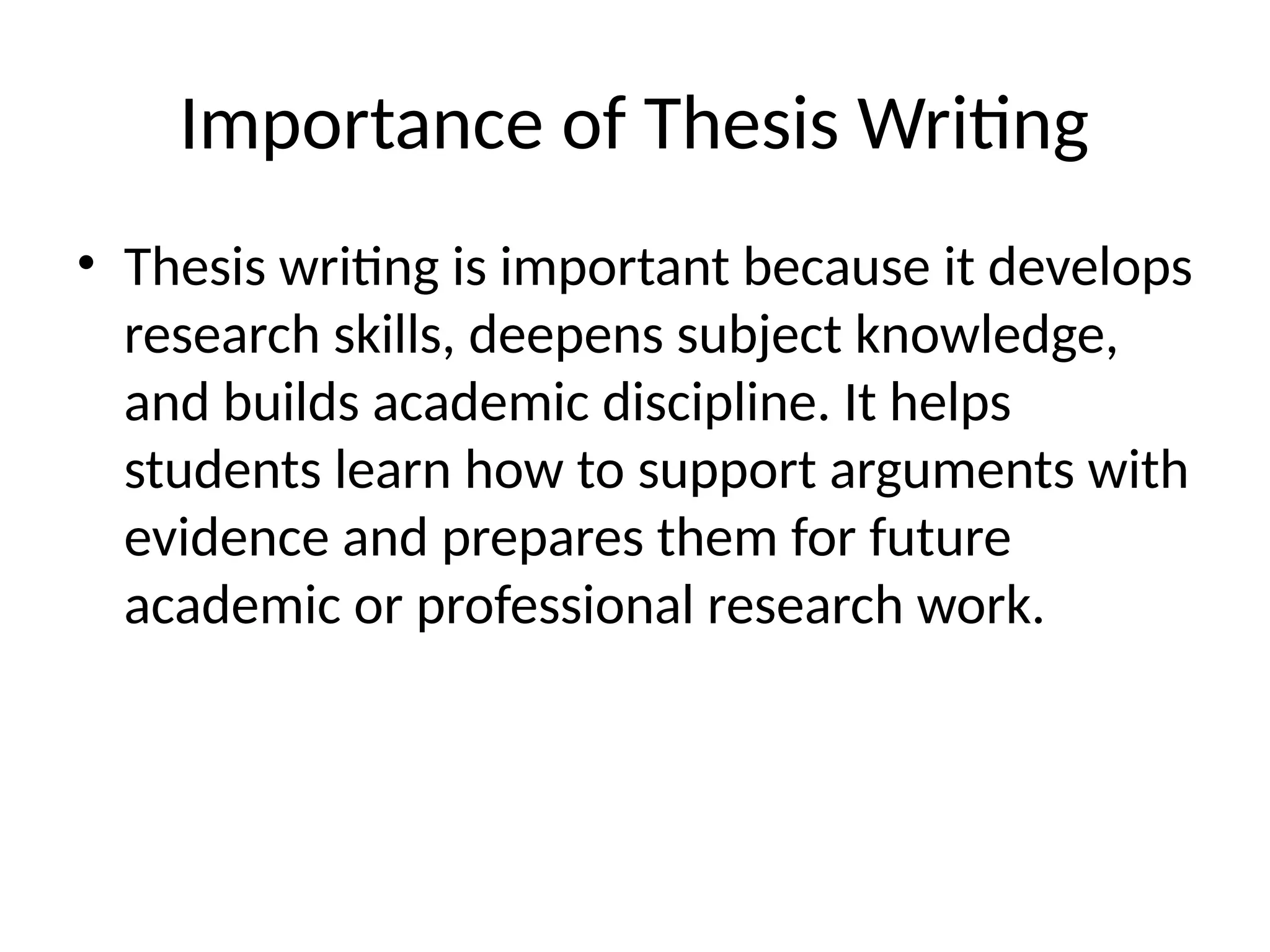 Thesis_Writing_Presentation 9f research methodology | PPTX