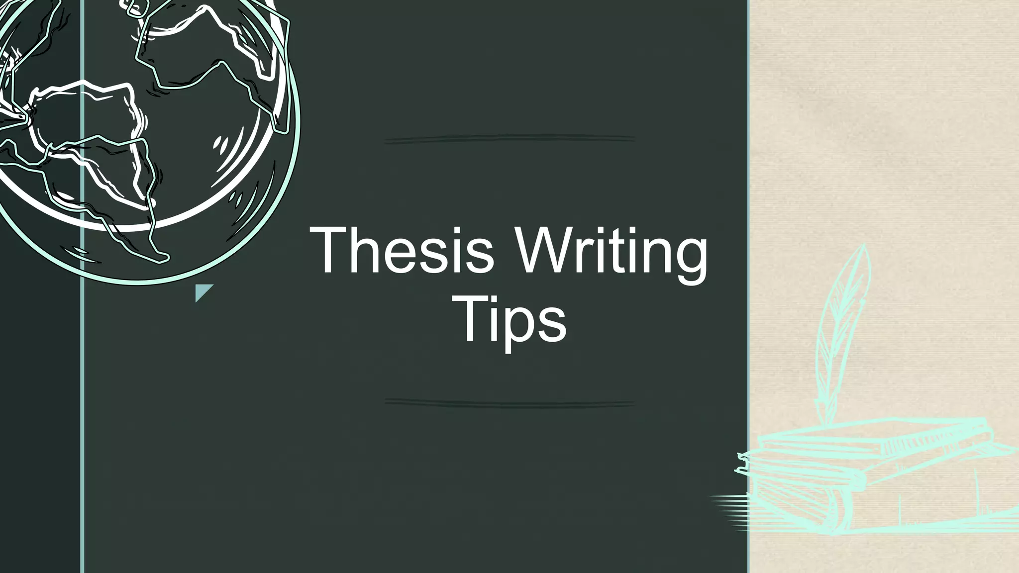 Thesis Writing Tips | PPTX