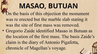 The Site of The First Mass by RM Fernando | PPTX