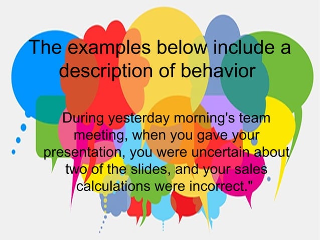 The situation behavior - impact | PPT