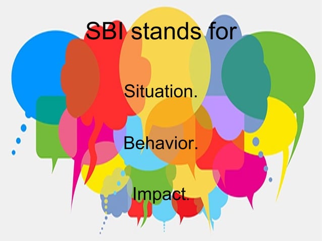 The situation behavior - impact | PPT