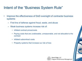 The Six Business System Rules | PPTX
