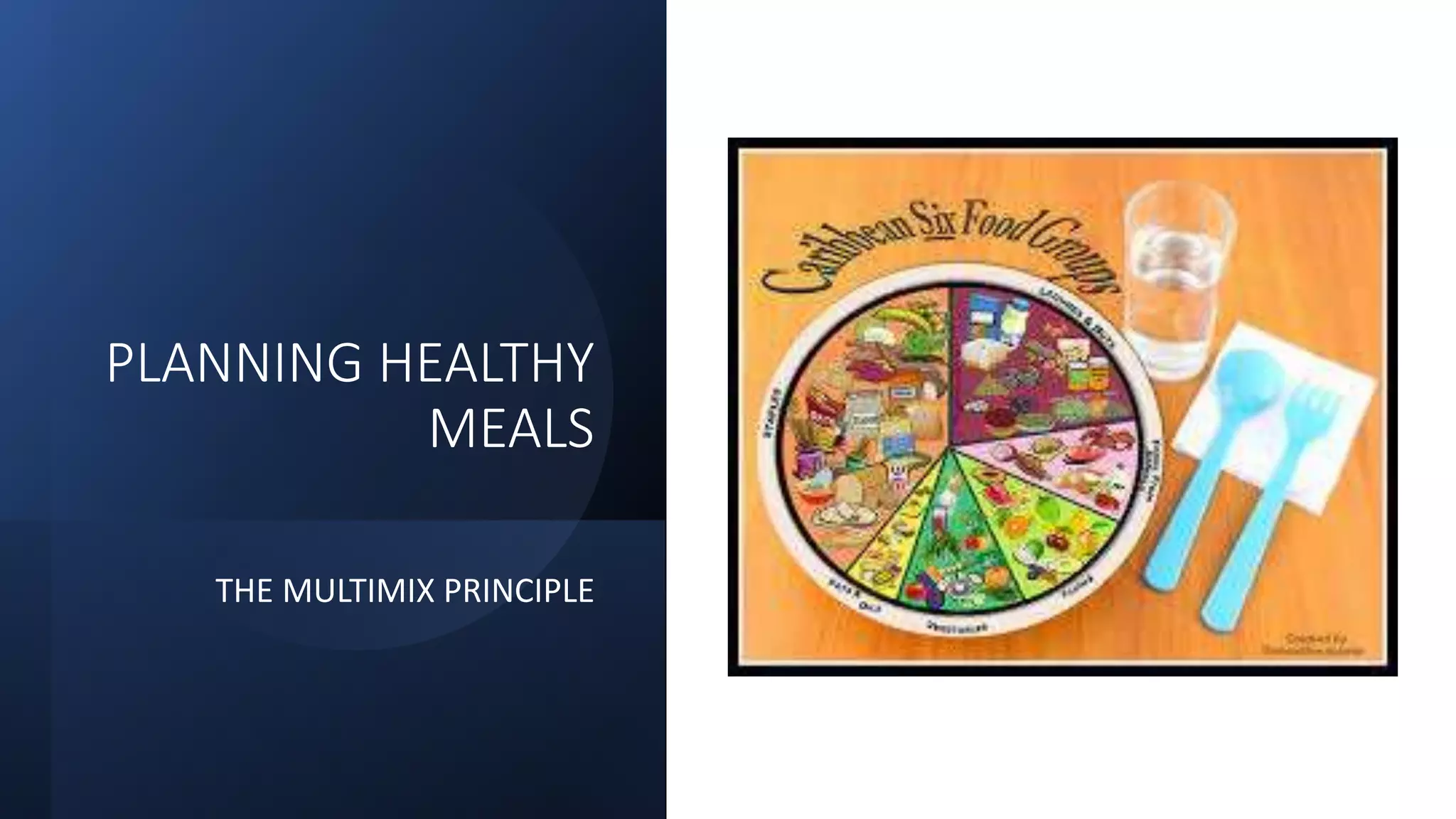 The six food groups | PPTX