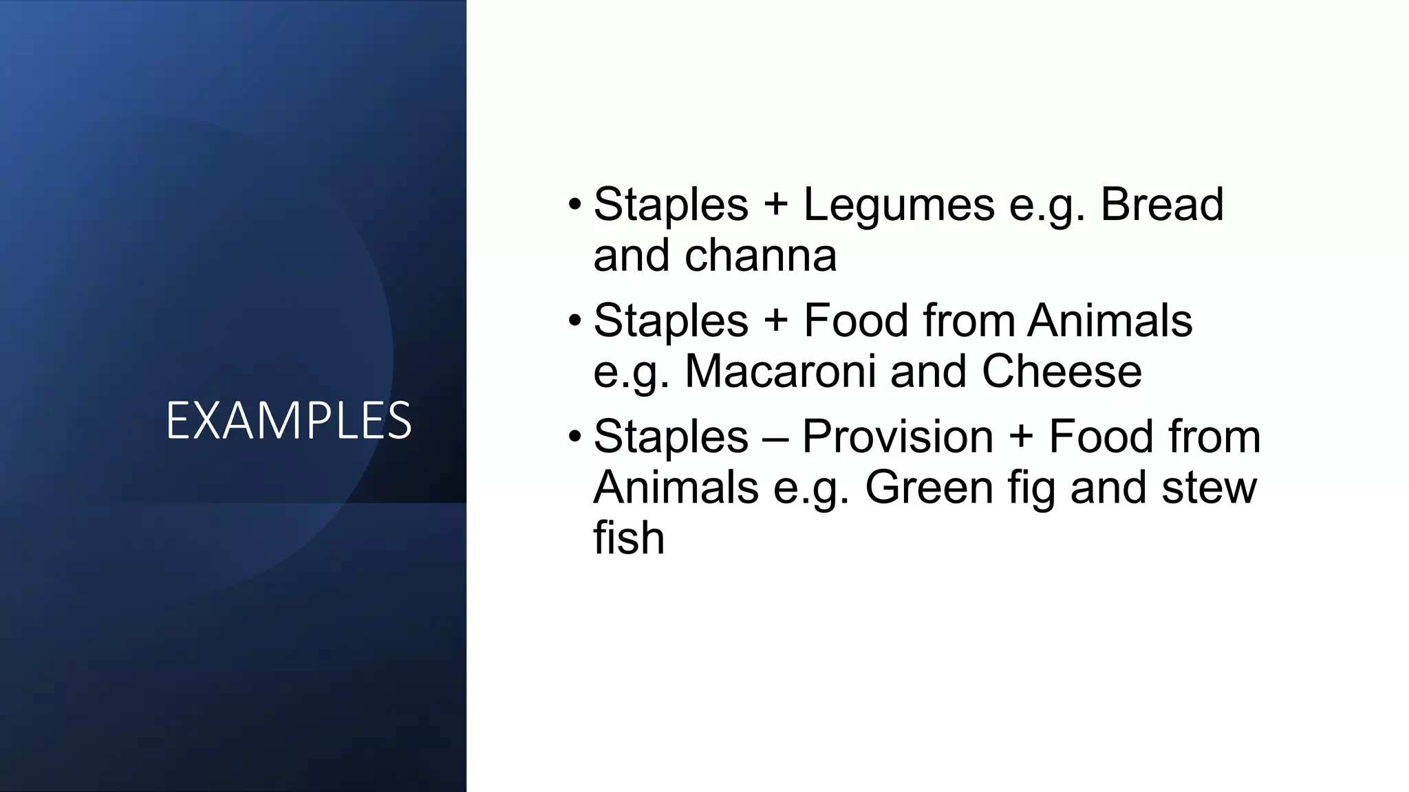 The six food groups | PPTX