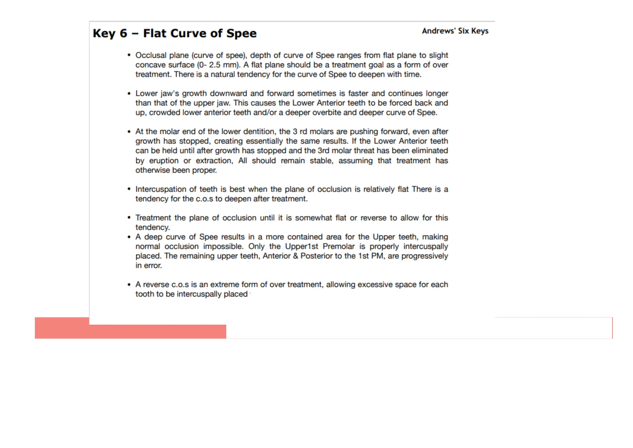 Las John seis llaves de oclusion de Andrew’s | PDF