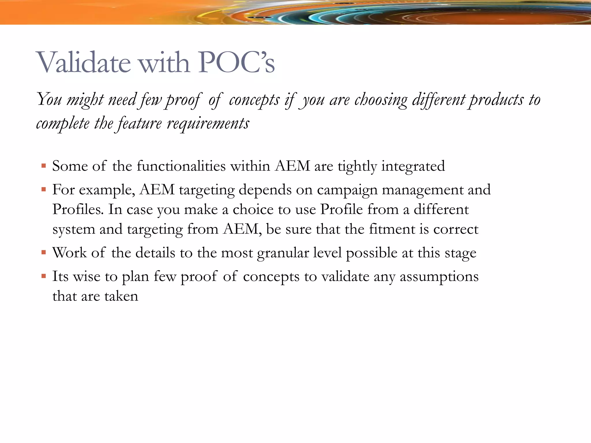 The six key steps to AEM architecture | PDF