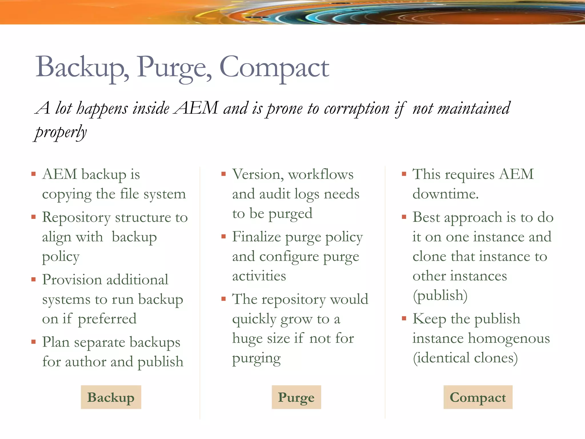 The six key steps to AEM architecture | PDF