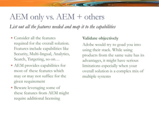 The six key steps to AEM architecture | PDF | Desktop Publishing ...