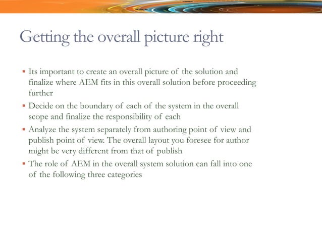 The six key steps to AEM architecture | PDF | Desktop Publishing ...