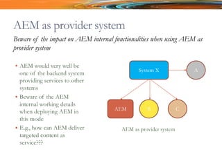 The six key steps to AEM architecture | PDF