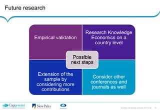The Six Pillars of Knowledge Economics | PPTX