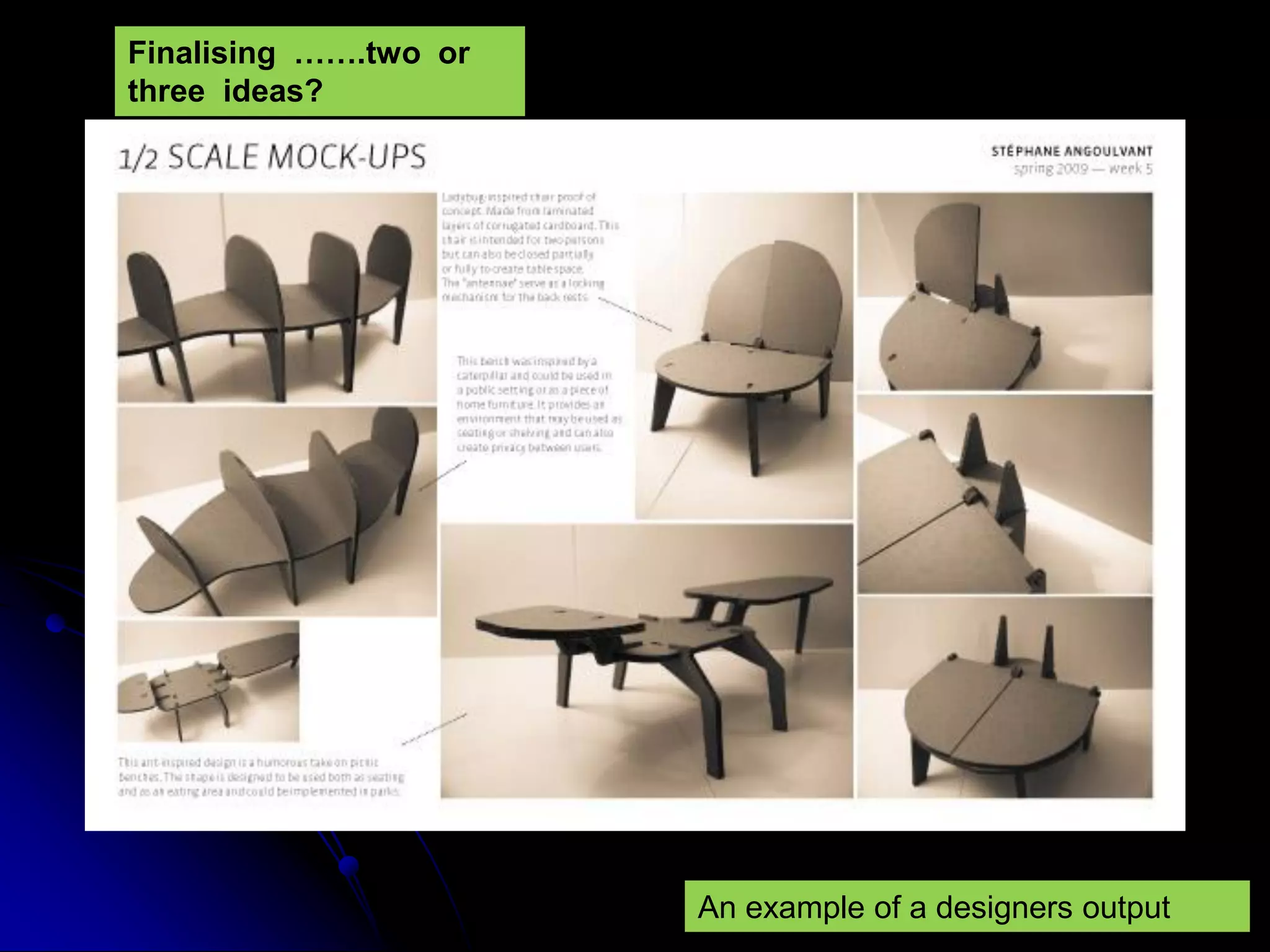 The six stages of design | PPT