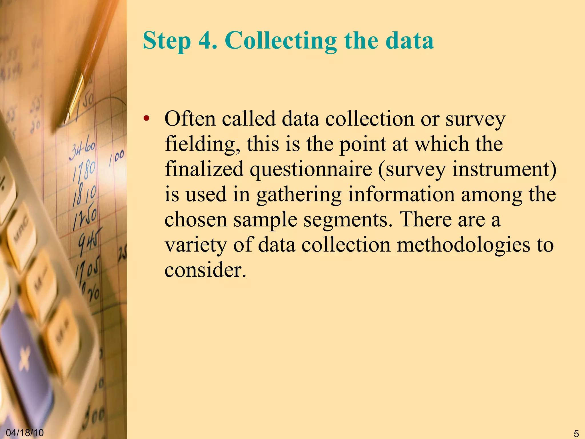 The+Six+Steps+In+Marketing+Research | PPT