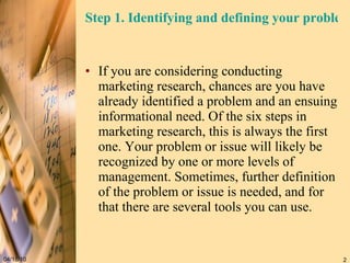 The+Six+Steps+In+Marketing+Research | PPT