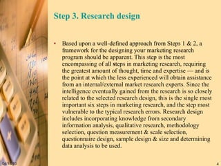The+Six+Steps+In+Marketing+Research | PPT