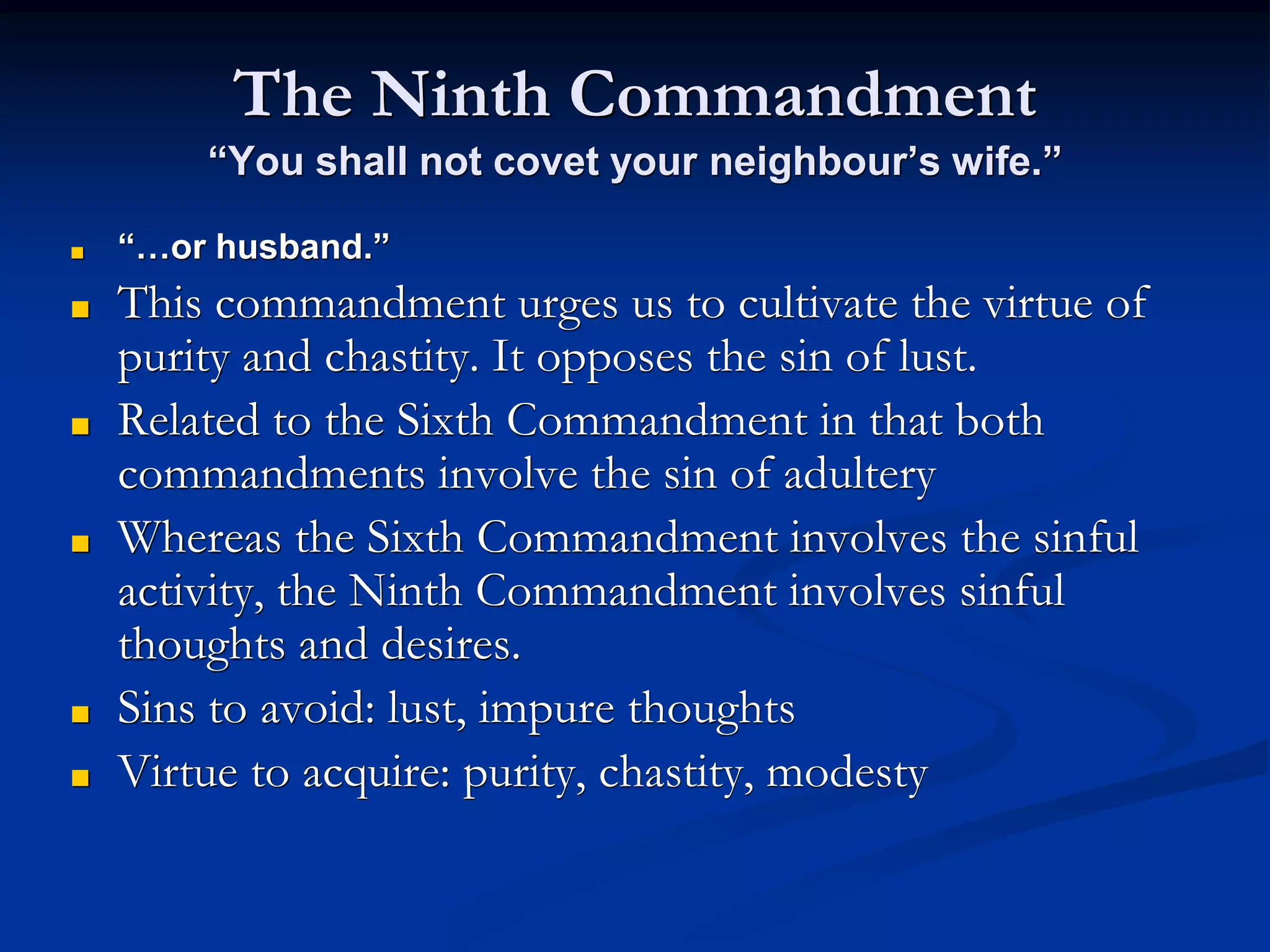 The Sixth and The Ninth Commandments.pptx