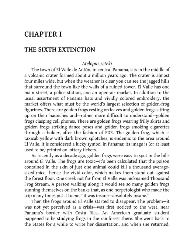 The Sixth Extinction_ An Unnatural History.pdf | Geography | Science