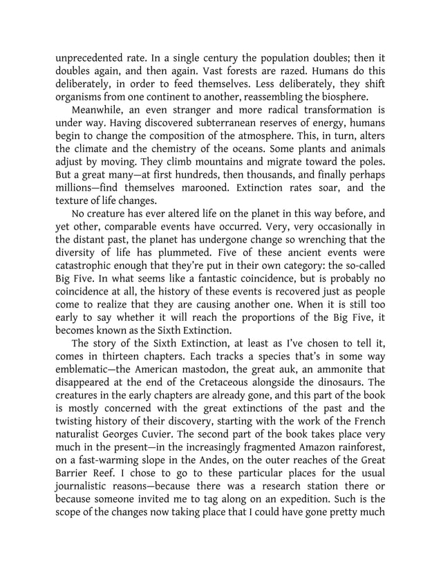 The Sixth Extinction_ An Unnatural History.pdf | Geography | Science